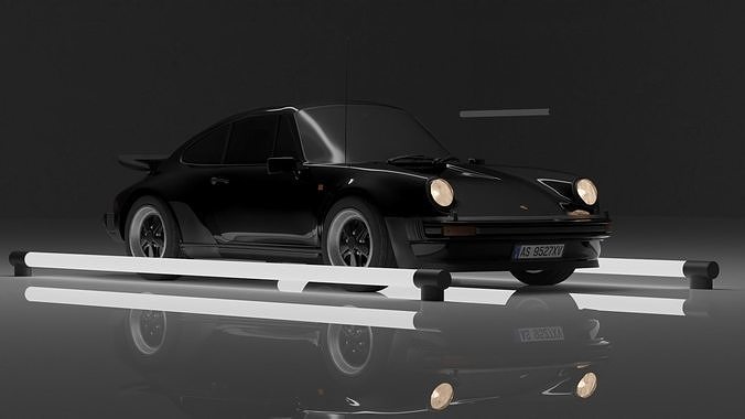Porsche 911 turbo jdm 3D model | CGTrader