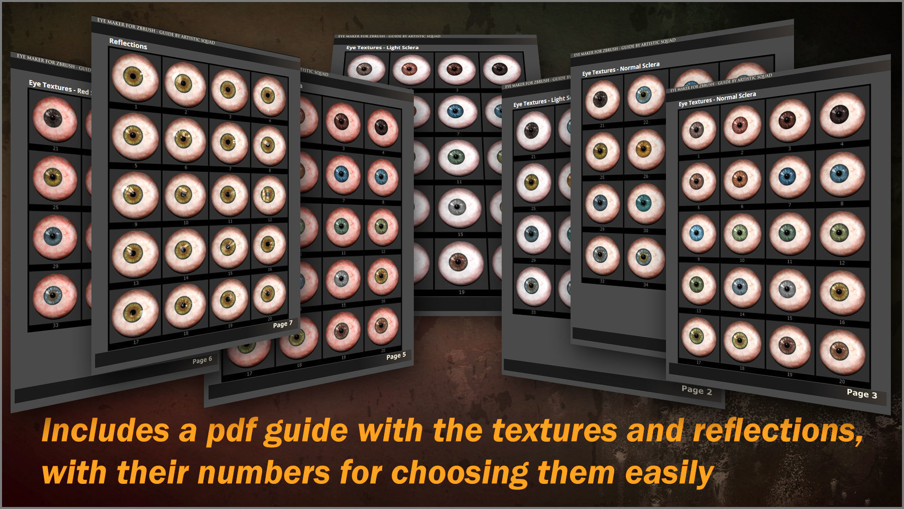 Eye Maker 102 Eyes and ZBrush Plugin 3D model | CGTrader