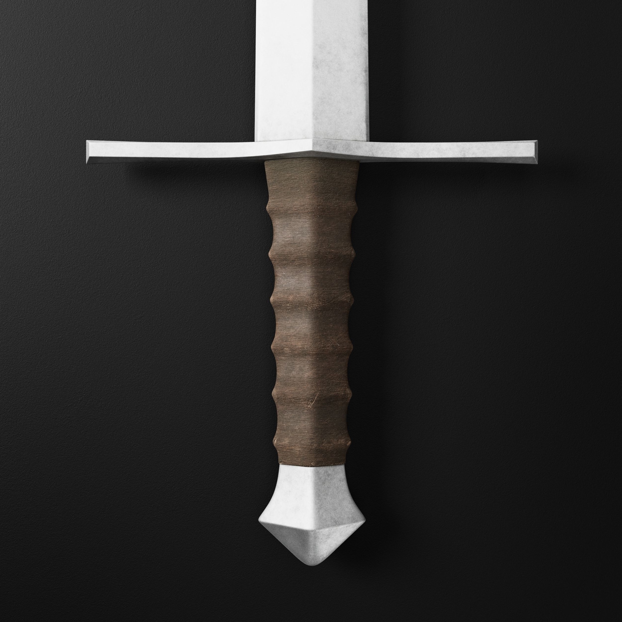 Medieval Sword 03 plus old texture and sheath 3D model rigged | CGTrader