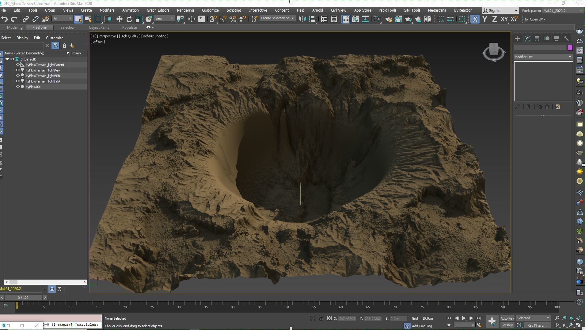 Tyflow Terrain in 3ds max e non solo 3D model | CGTrader