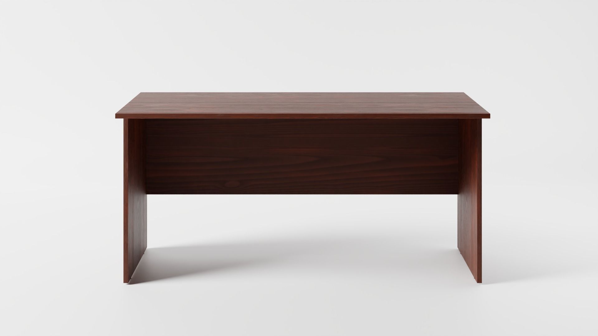 Wood Desk Unit 3D model | CGTrader