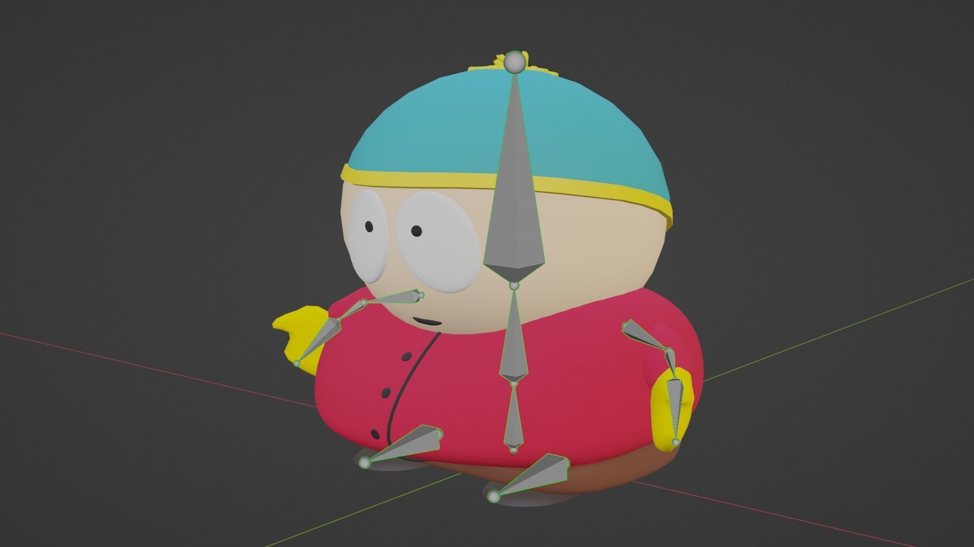Eric Cartman 3D model rigged | CGTrader