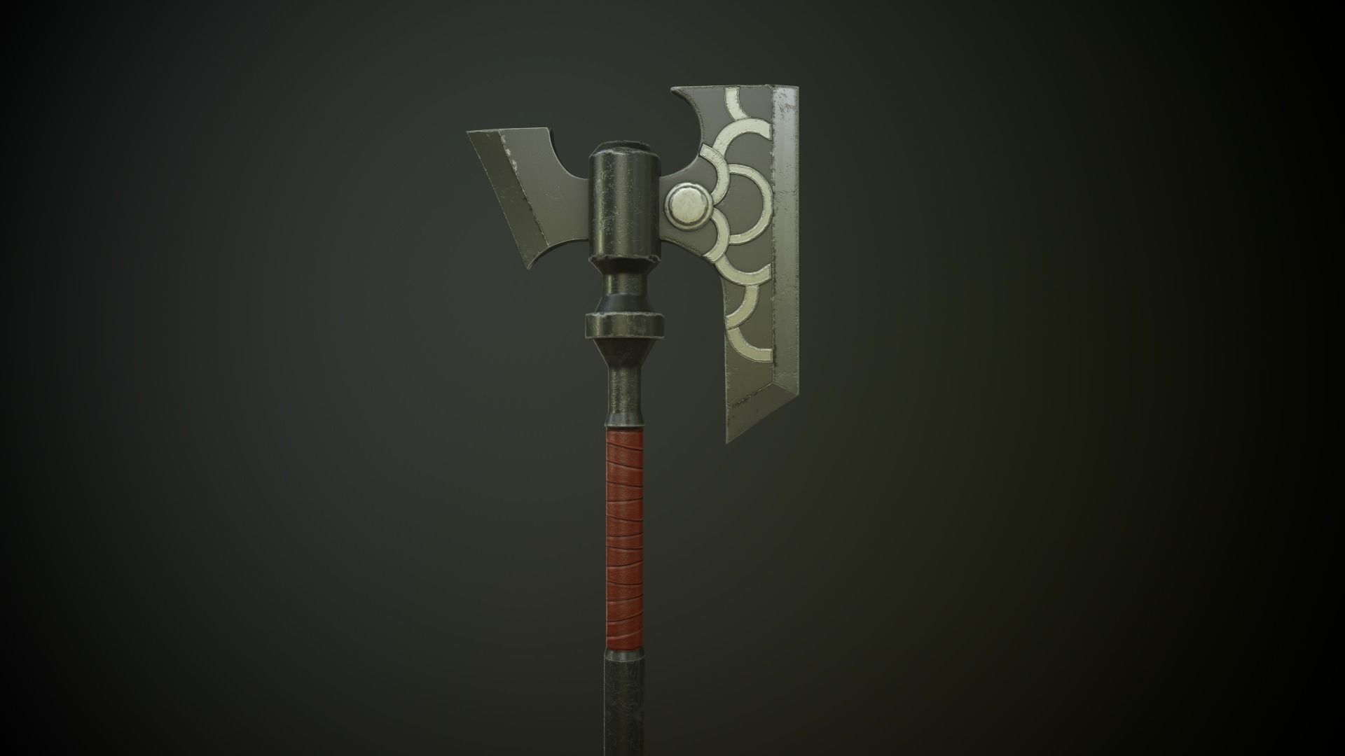 3D model Fantasy Battle Axe VR / AR / low-poly | CGTrader