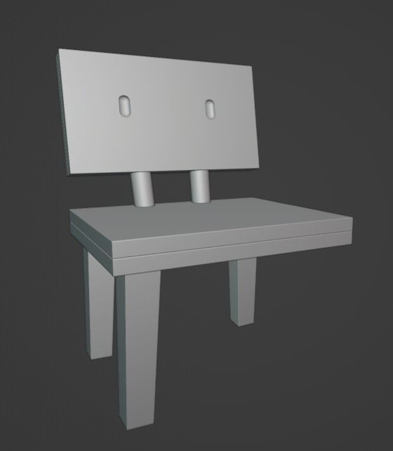 Suzume chair - Souta Munakata 3D model | CGTrader