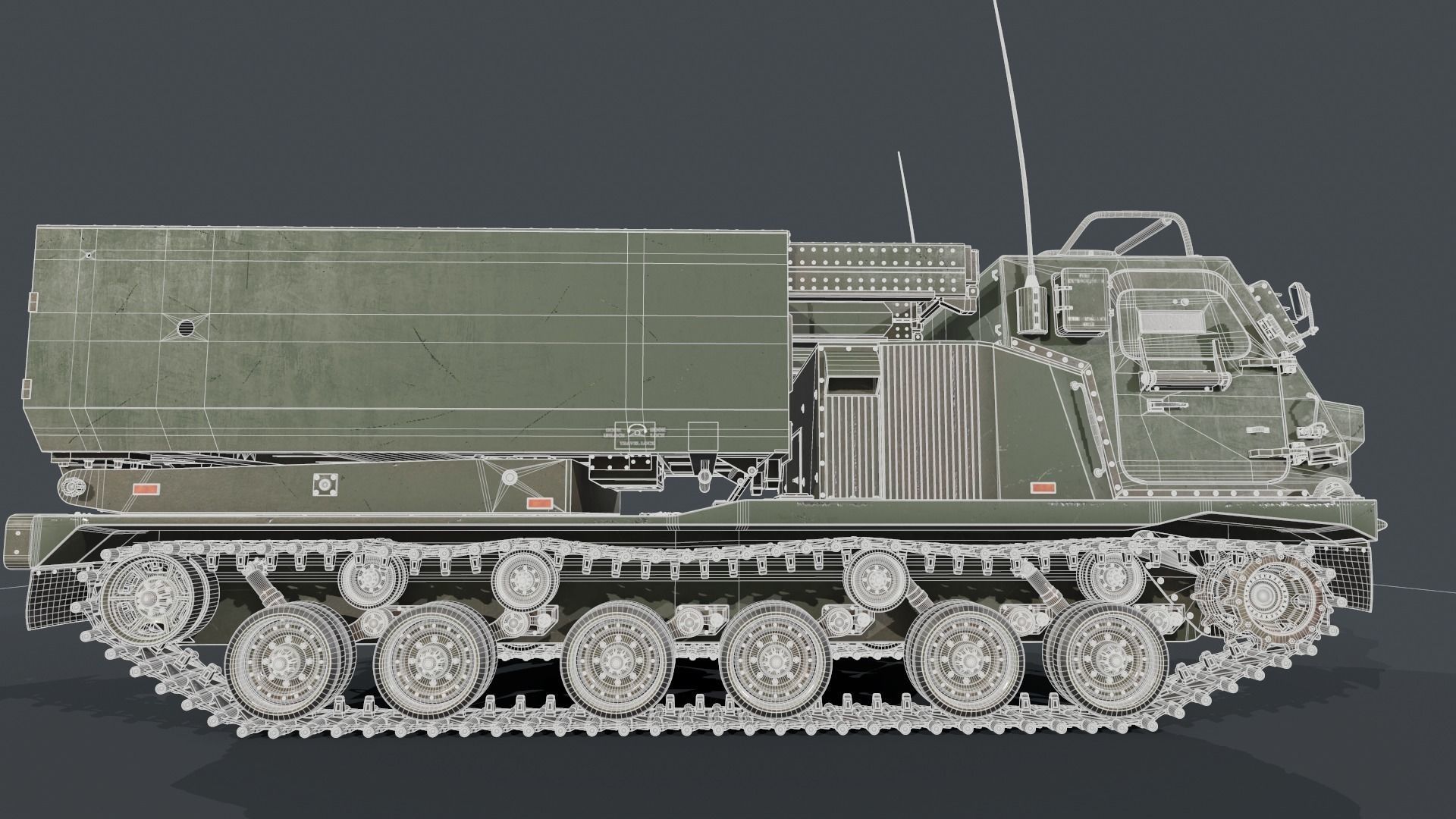 M270 MLRS 3D model | CGTrader