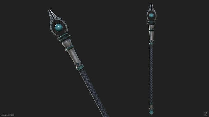 3D model Soul scepter VR / AR / low-poly | CGTrader