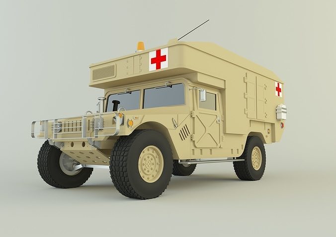 hummer ambulance 3D model | CGTrader