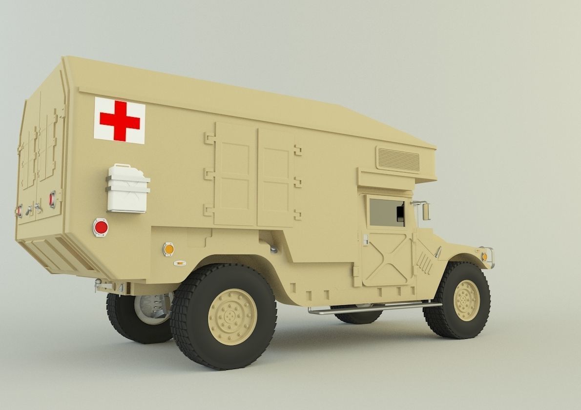 hummer ambulance 3D model | CGTrader