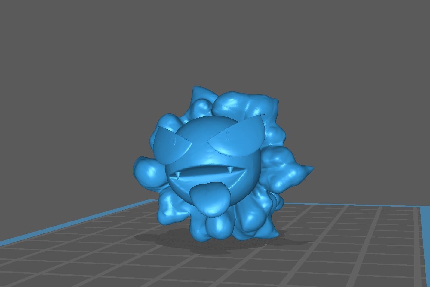 Gastly pokemon 3D print model 3D model 3D printable | CGTrader