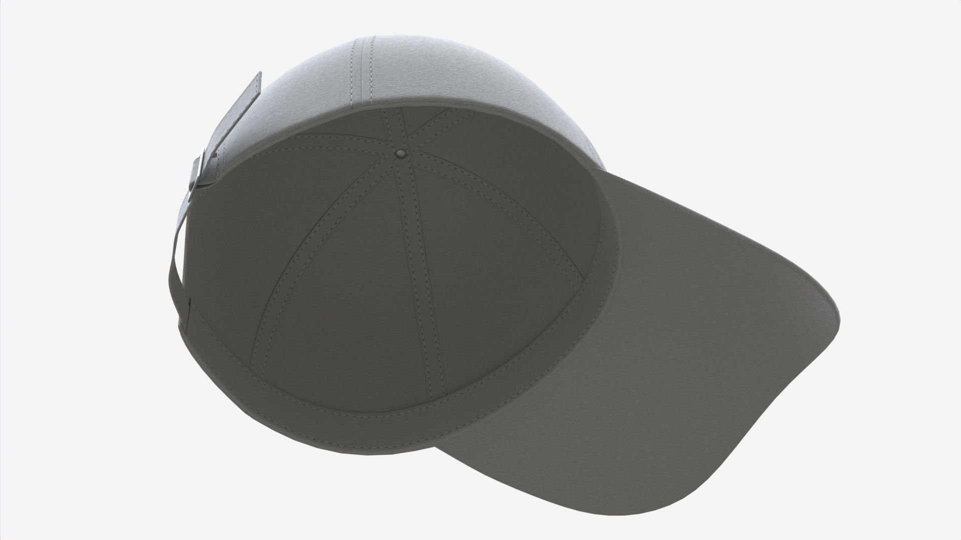 Baseball Cap Fabric Mockup White 3D model | CGTrader