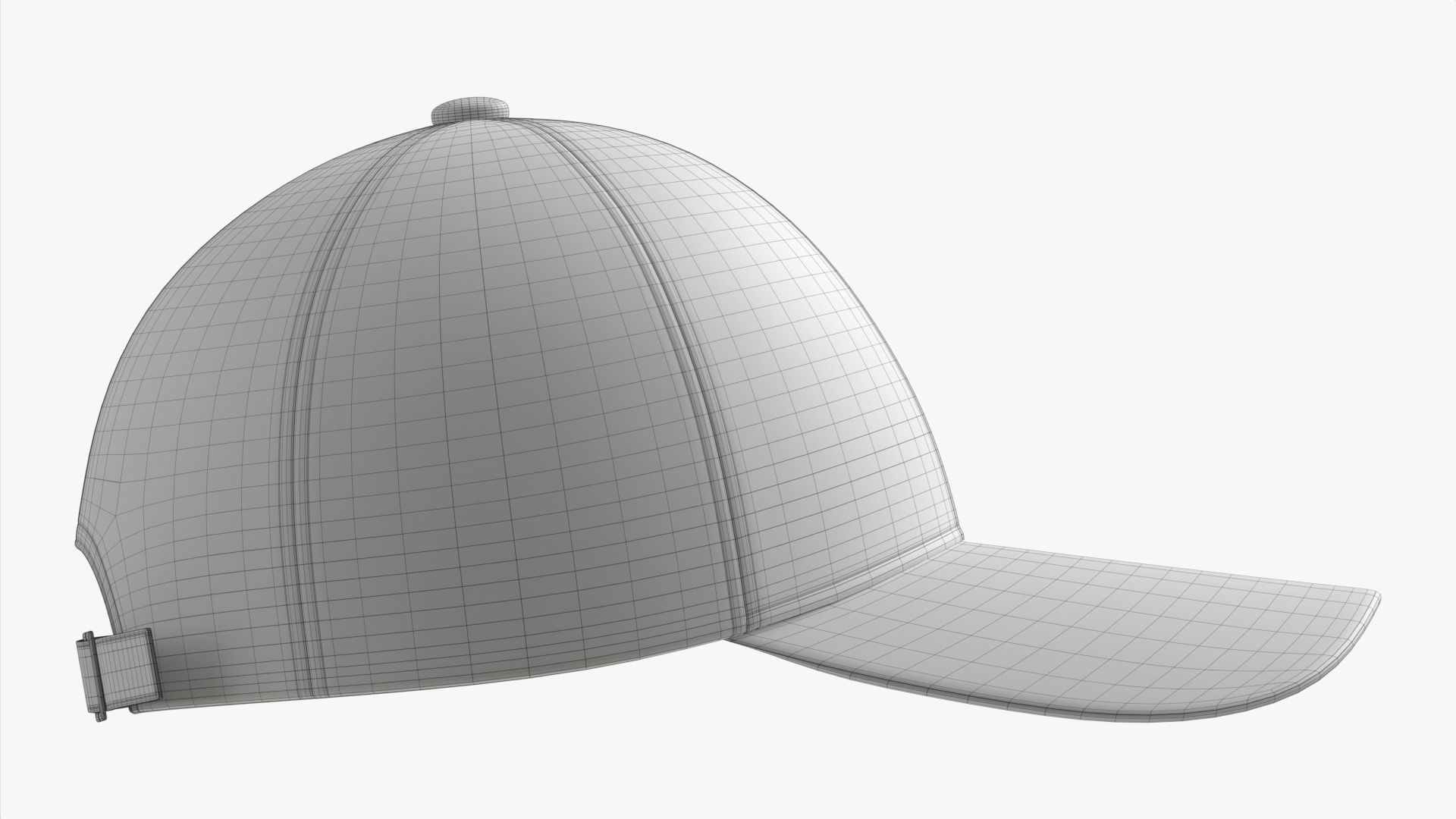 Baseball Cap Fabric Mockup White 3D model | CGTrader