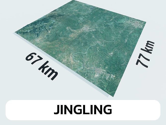 Jingling China City Landscape 3D Model 3D model | CGTrader