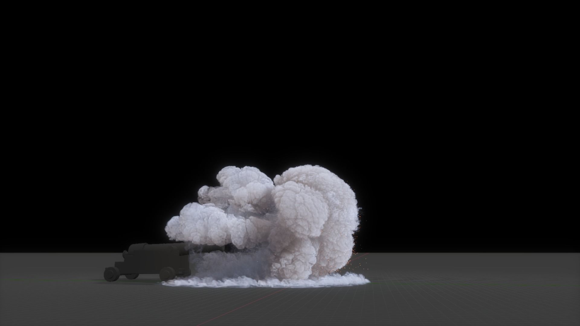 3D Canonfire Animation 3D model animated | CGTrader
