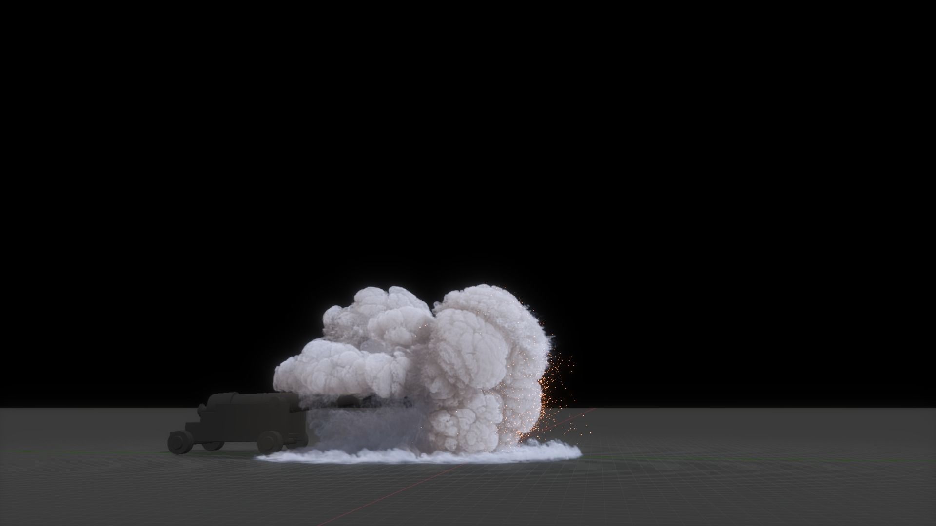 3D Canonfire Animation 3D model animated | CGTrader