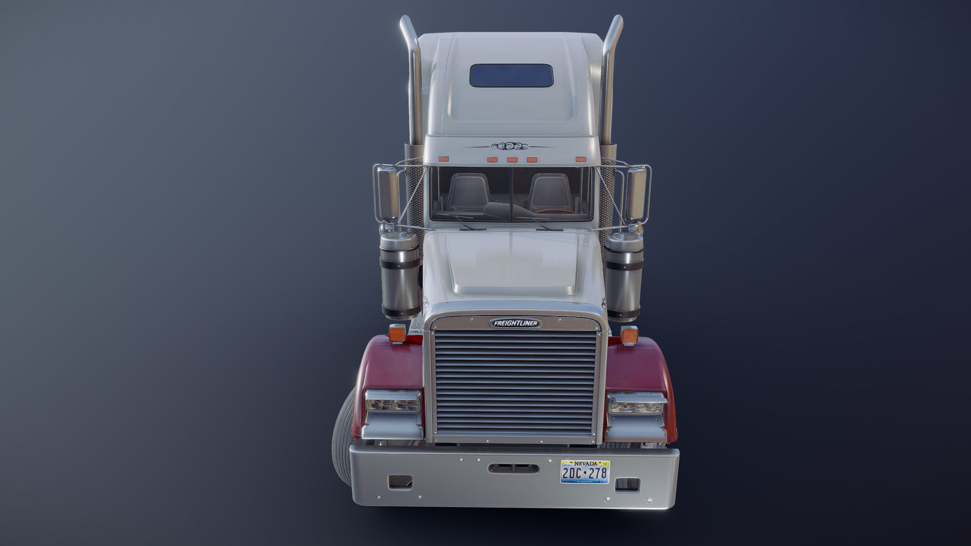 3D model Freightliner Classic XL semitruck VR / AR / low-poly | CGTrader