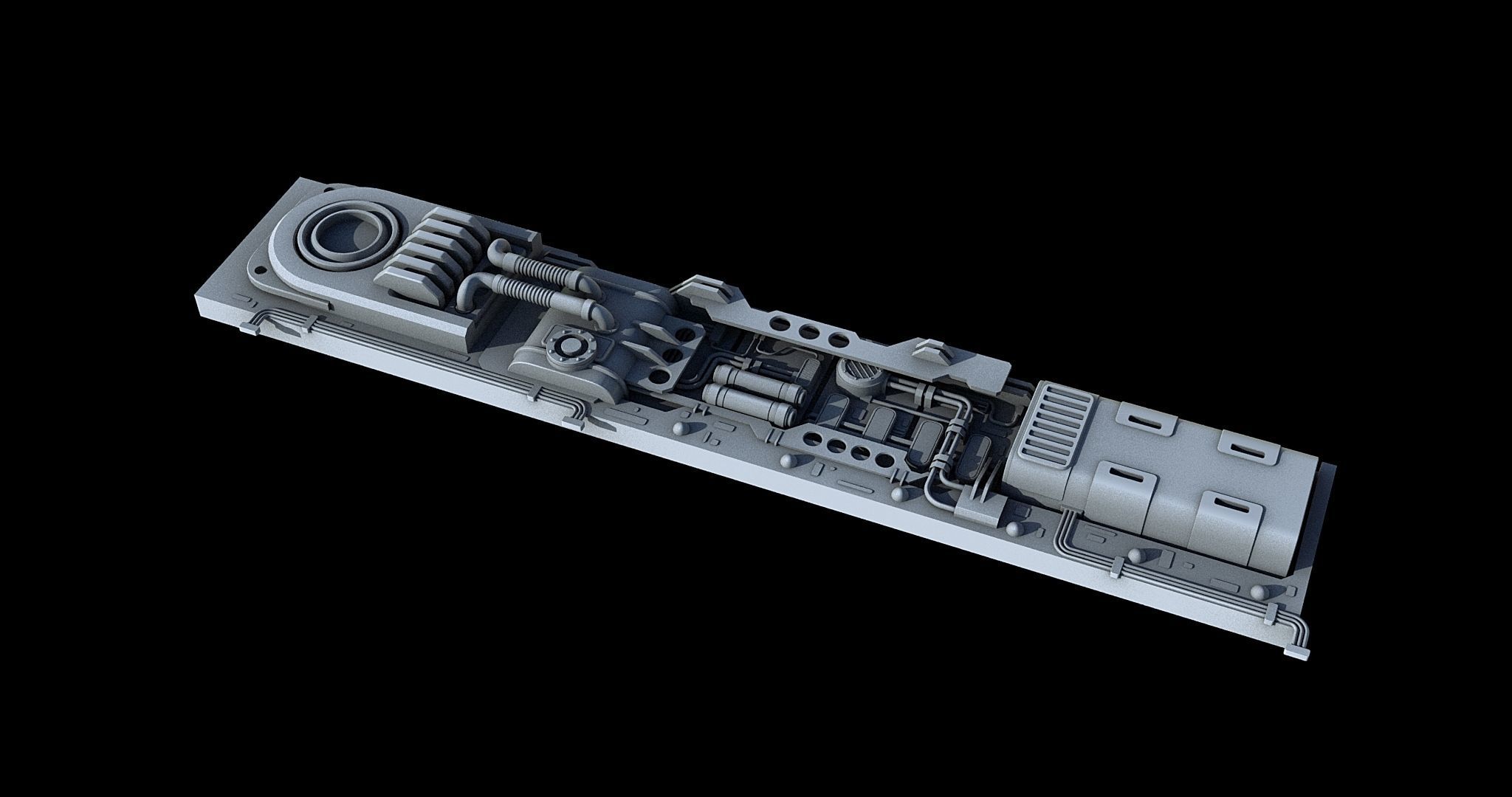 Sci-Fi KitBash and Props Pack Part three 3D model | CGTrader