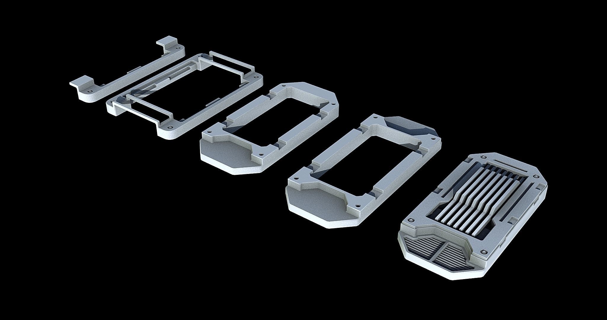 Sci-Fi KitBash and Props Pack Part four 3D model | CGTrader