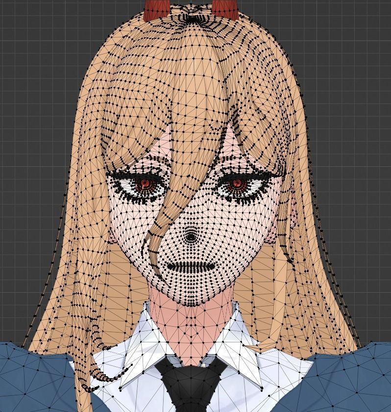 3D model Power - anime character VR / AR / low-poly | CGTrader