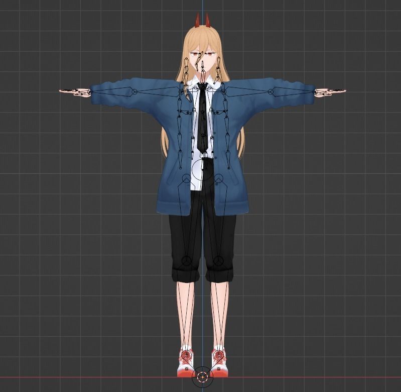 3D model Power - anime character VR / AR / low-poly | CGTrader