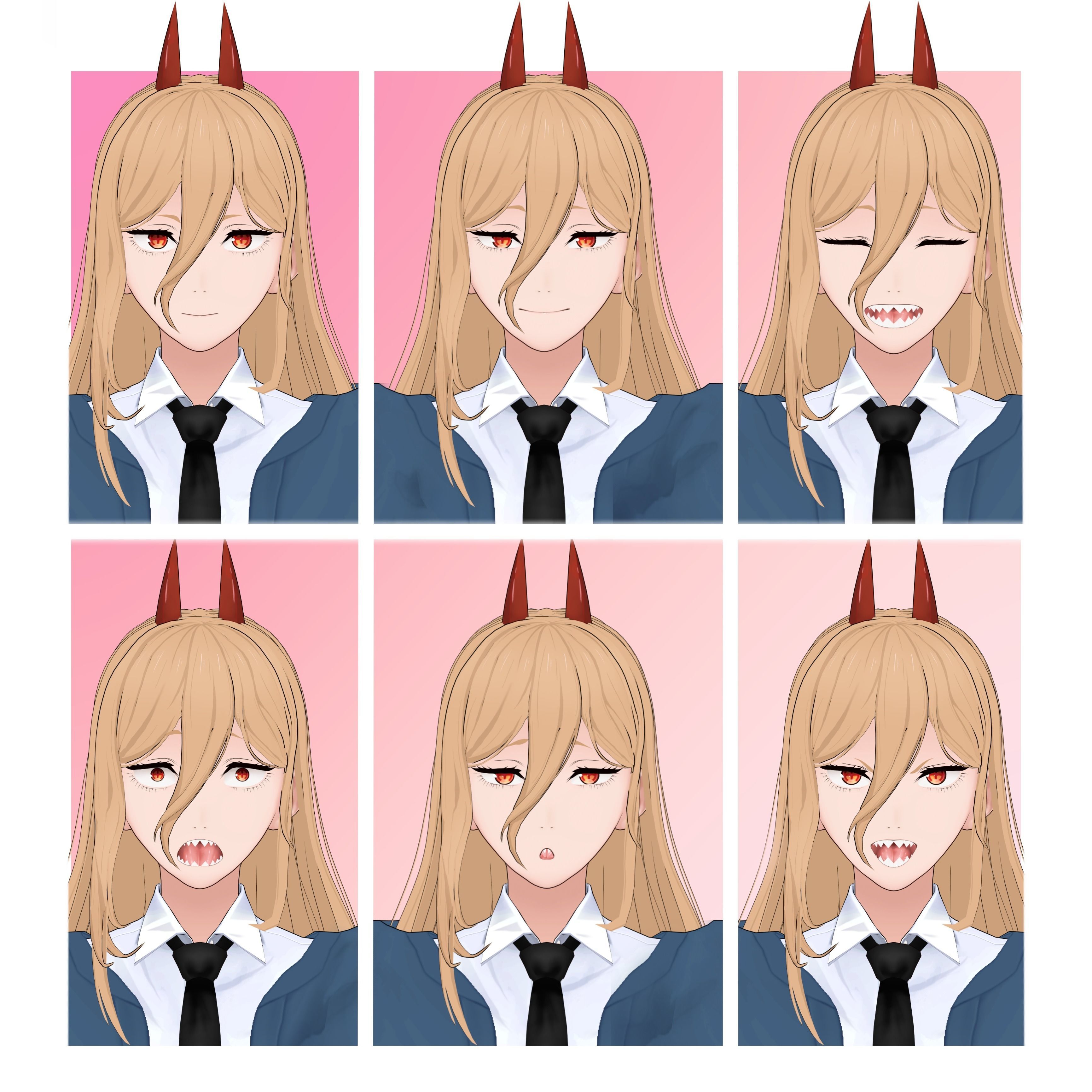 3D model Power - anime character VR / AR / low-poly | CGTrader