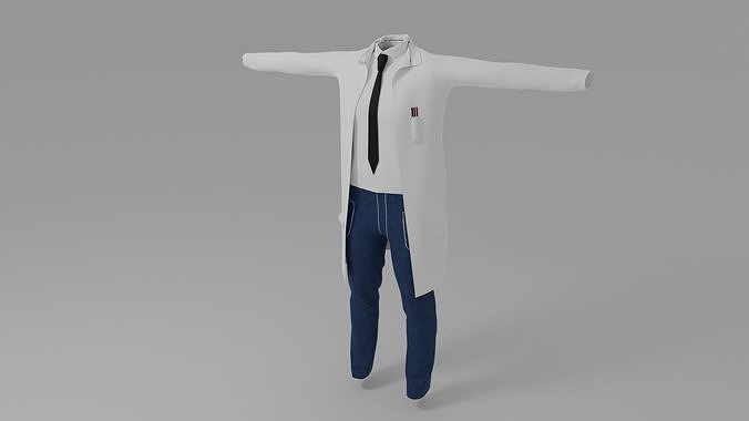 3D model Scientist Outfit VR / AR / low-poly | CGTrader