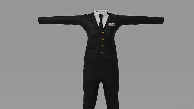 3D model General Uniform VR / AR / low-poly | CGTrader