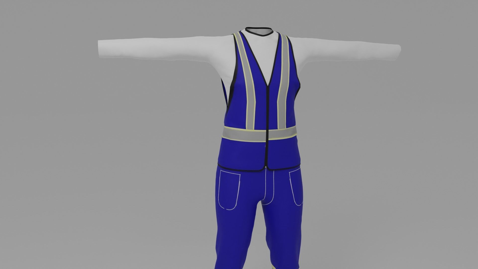 3D model Worker Uniform VR / AR / low-poly | CGTrader