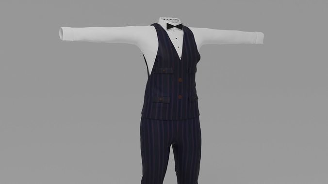 3D model Servant Uniform VR / AR / low-poly | CGTrader