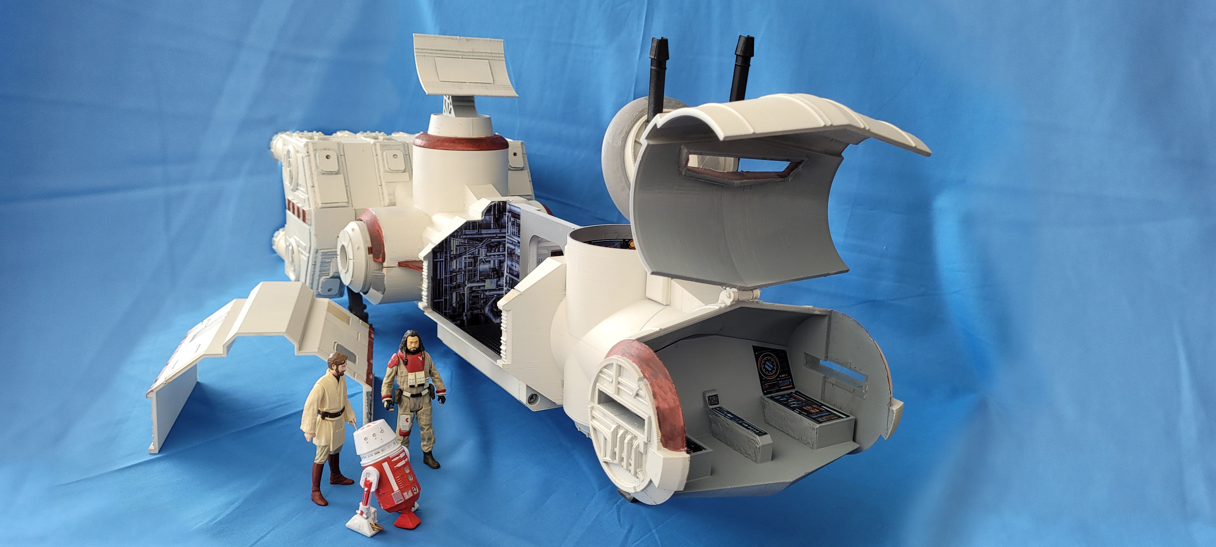 Tantive IV Corellian Corvette Custom Vehicle Playset 3D model 3D ...