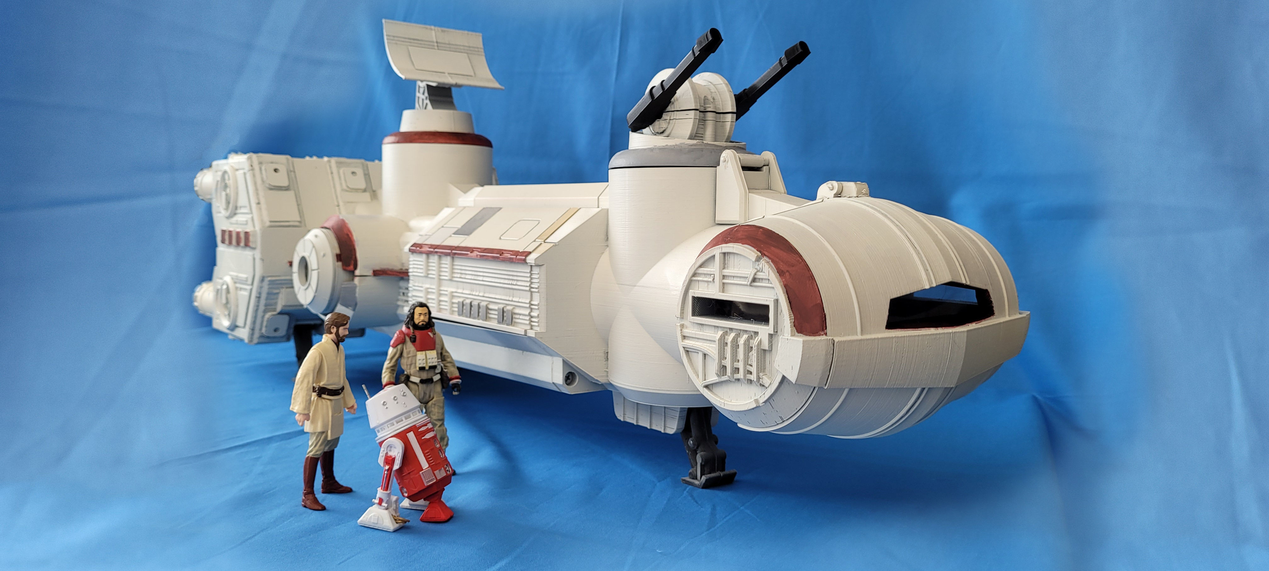 Tantive IV Corellian Corvette Custom Vehicle Playset 3D model 3D ...