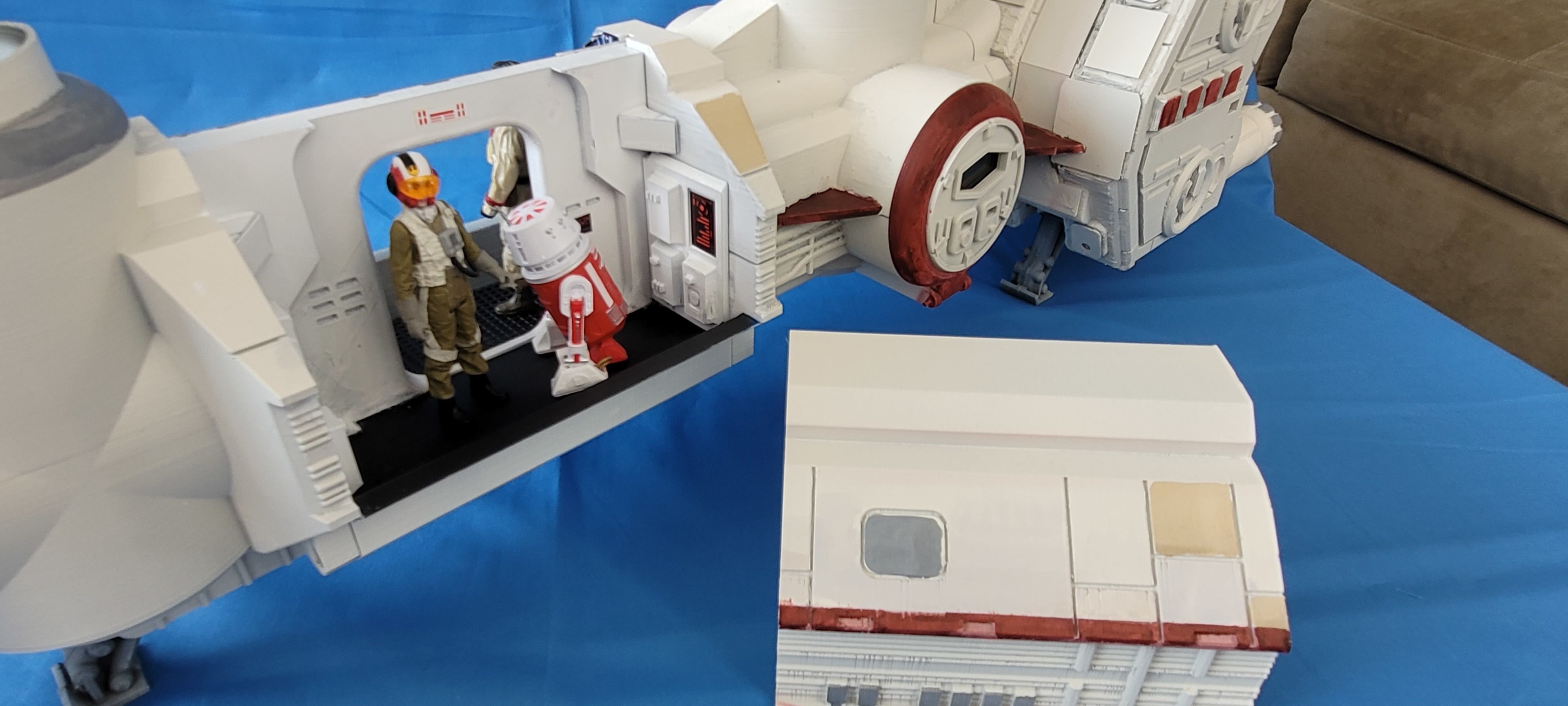 Tantive IV Corellian Corvette Custom Vehicle Playset 3D model 3D ...