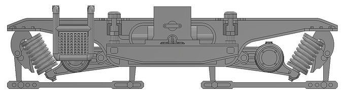 UFB bogie with tilted spring for TT scale MTB M41 3D model 3D printable ...