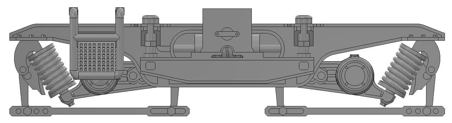 UFB bogie with tilted spring for TT scale MTB M41 3D model 3D printable ...