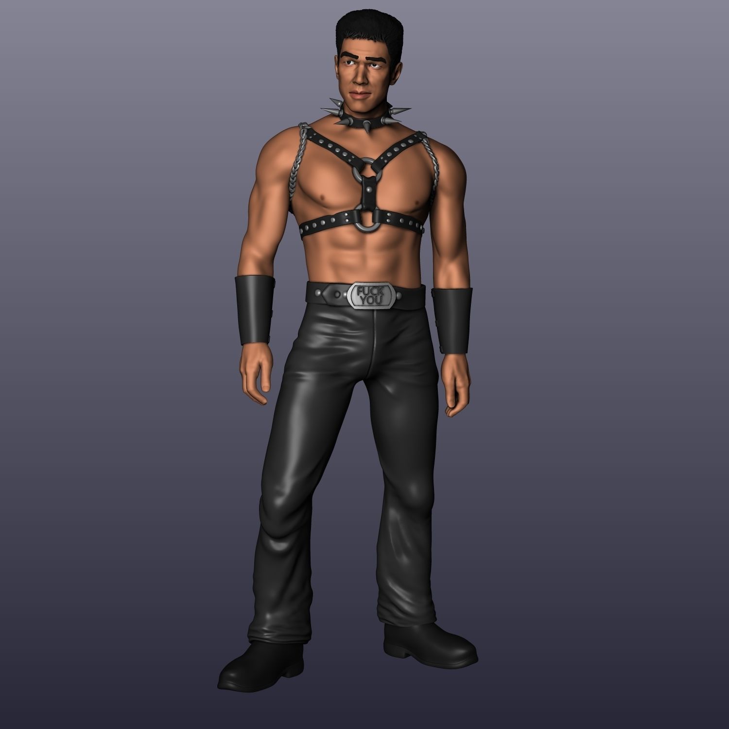 Van Darkholme Boss of the Gym Meme 3D Model figurine 3D model 3D printable | CGTrader