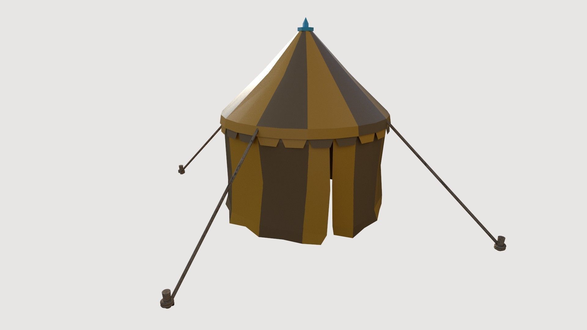 3D model Camping Tent VR / AR / low-poly | CGTrader