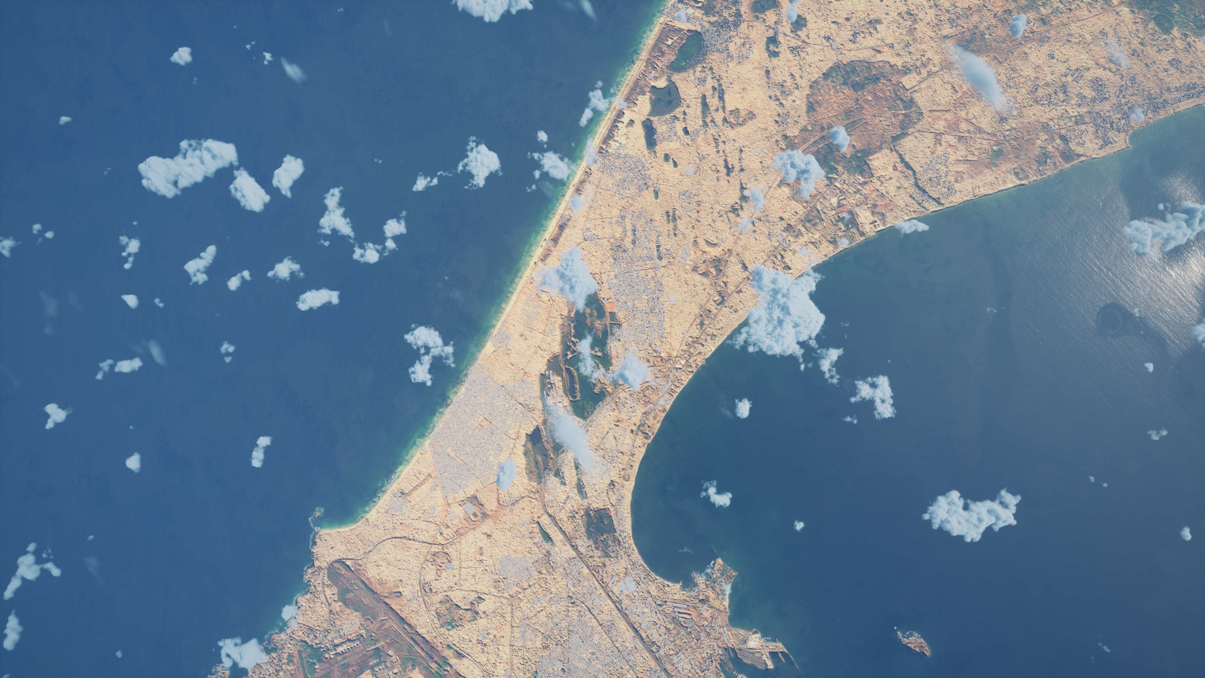 Pikine Senegal City Landscape 3D Model 3D model | CGTrader