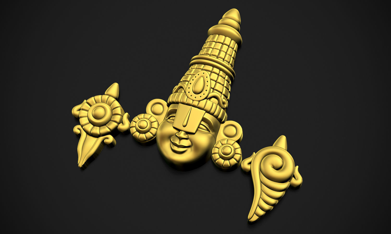 Balaji Head 3D model 3D printable | CGTrader