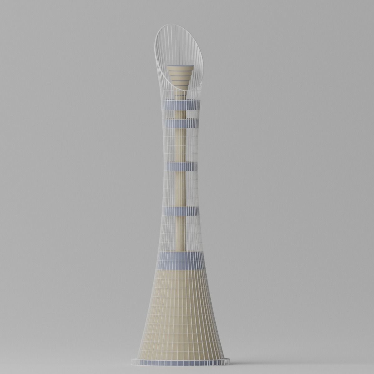 3D model Aspire Tower Qatar Doha Landmark 2 VR / AR / low-poly | CGTrader