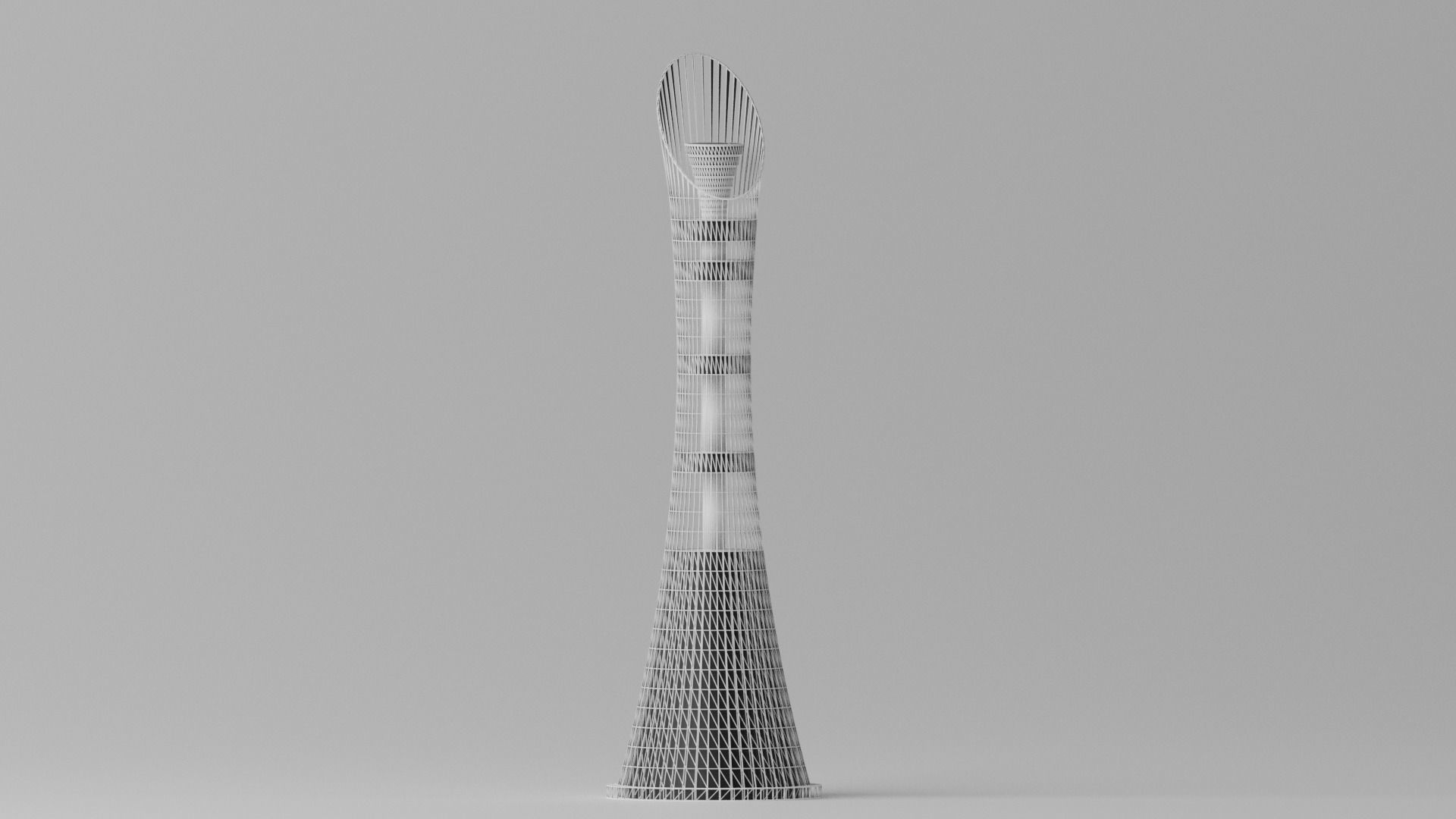 3D model Aspire Tower Qatar Doha Landmark 2 VR / AR / low-poly | CGTrader