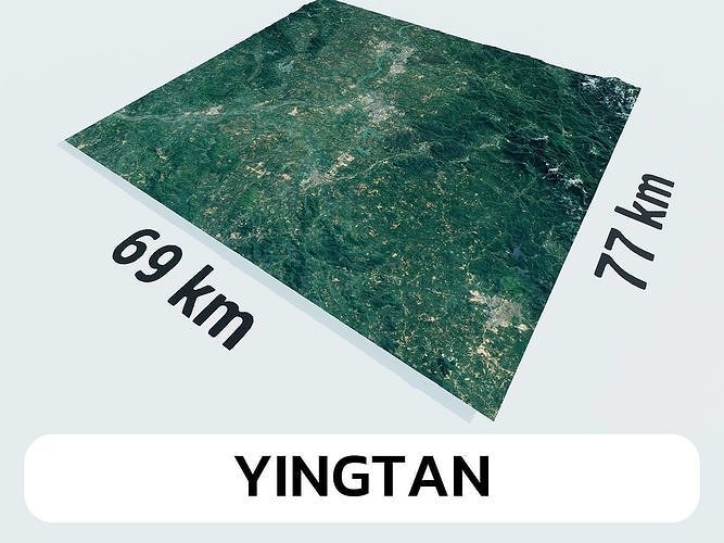 Yingtan China City Landscape 3D Model 3D model | CGTrader