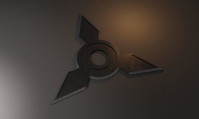 Shuriken Ninja Stars Ninja Weapons 3D model | CGTrader