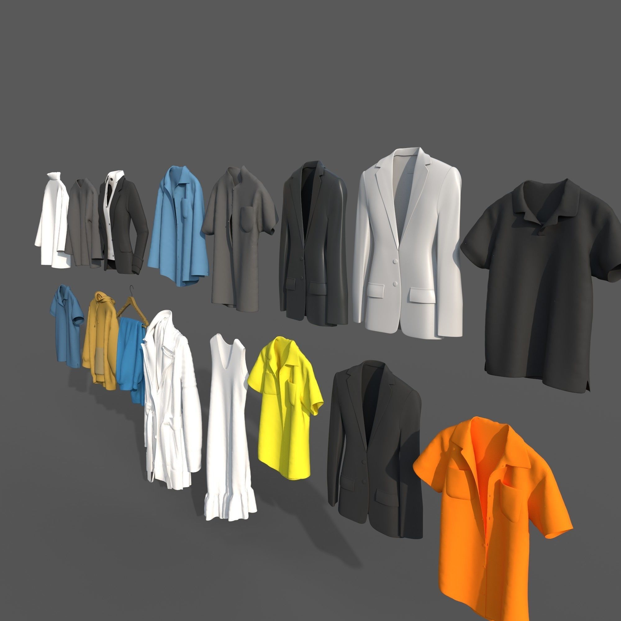 Clothes collection-01 3D model | CGTrader