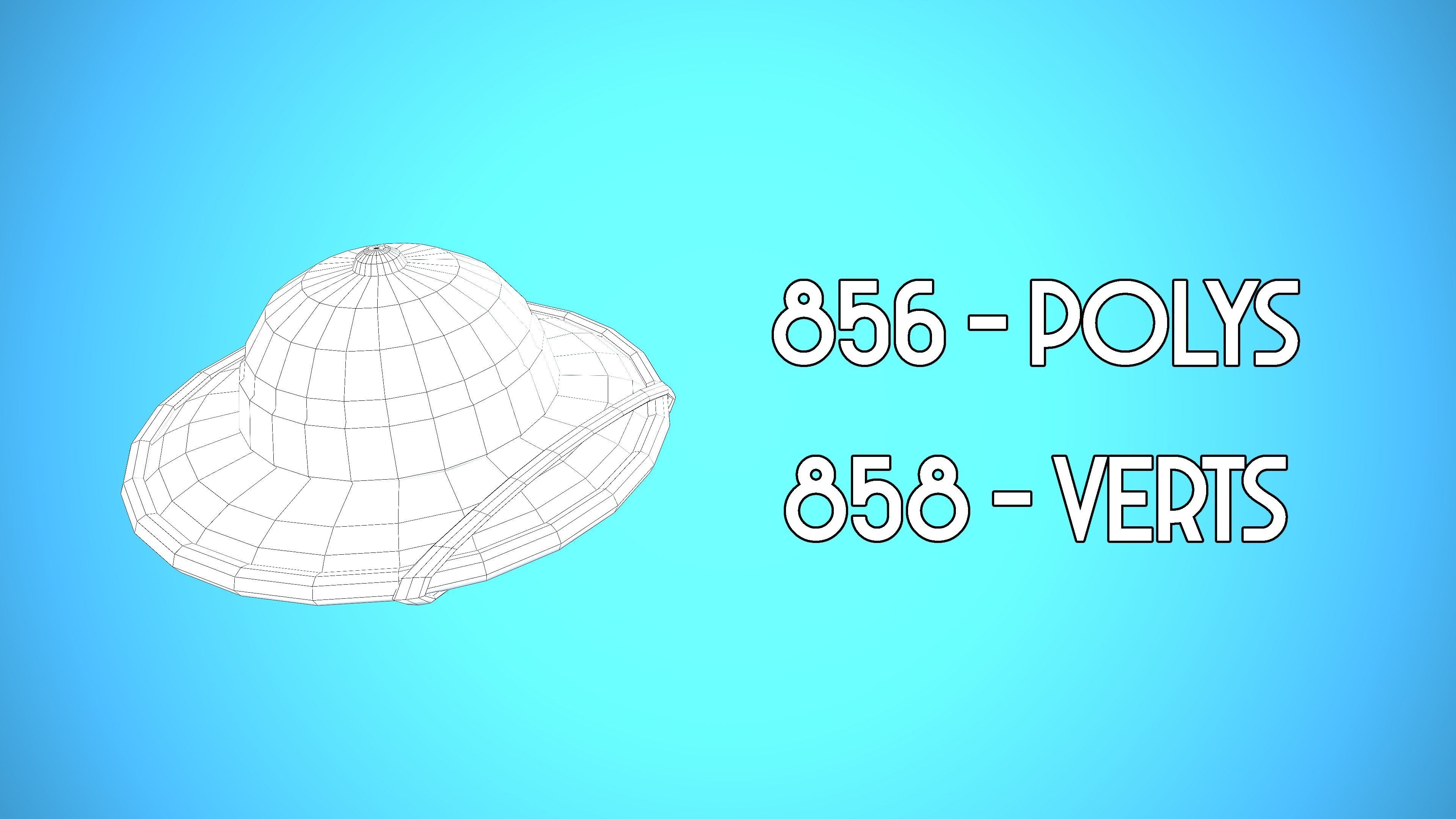 3D model EXPLORER HAT CARTOON STYLIZED VR / AR / low-poly | CGTrader
