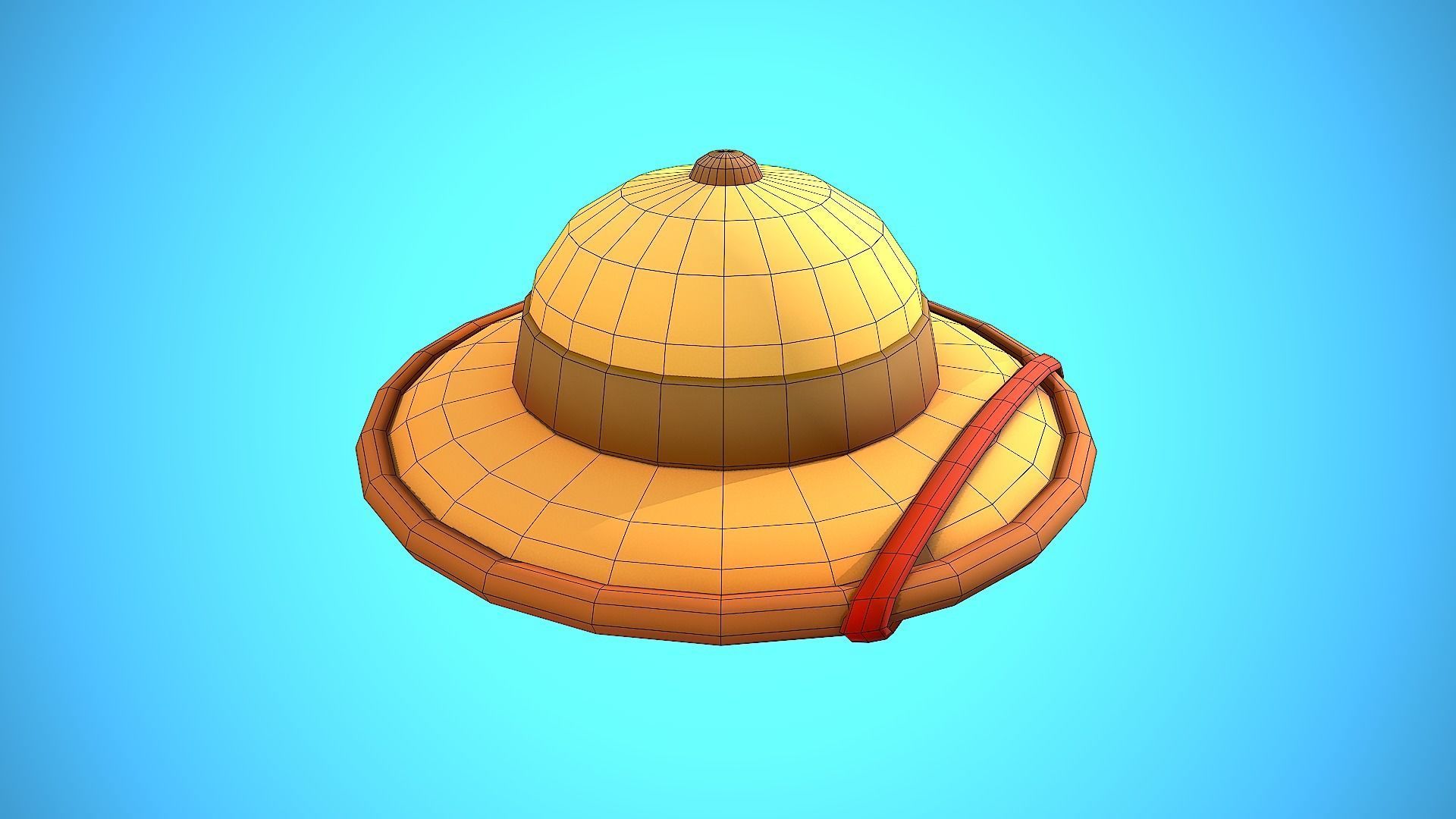 3D model EXPLORER HAT CARTOON STYLIZED VR / AR / low-poly | CGTrader