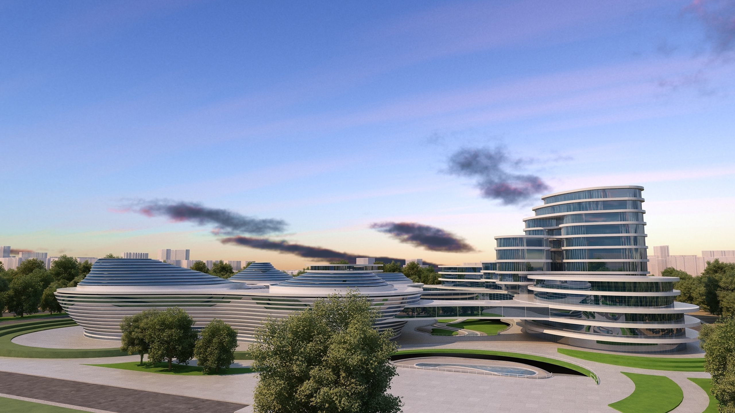 0136 - Architecture Complex Project - 2Ds Drawing - 3Ds Files 3D model ...