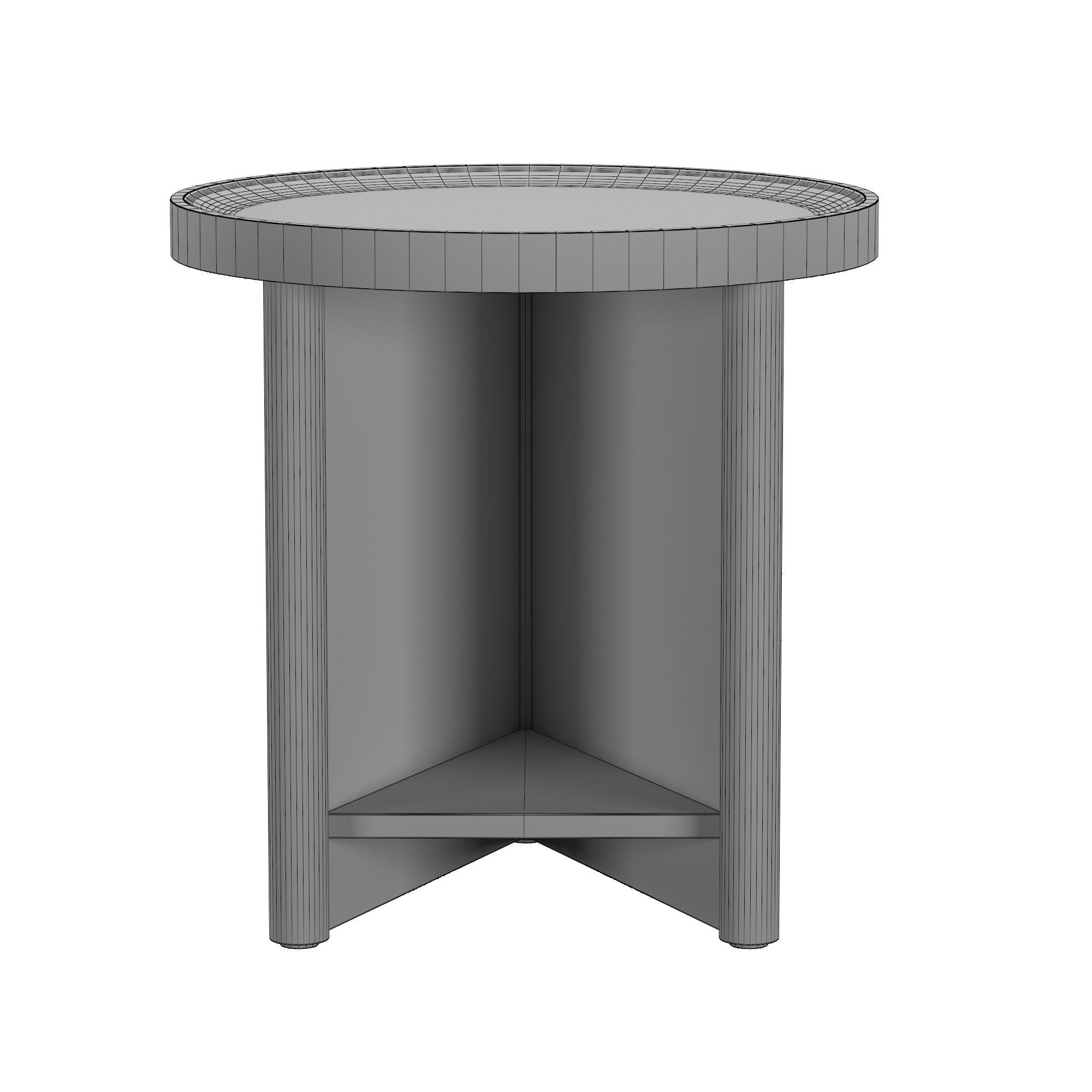 MALIBU SIDE TABLE 3D model | CGTrader