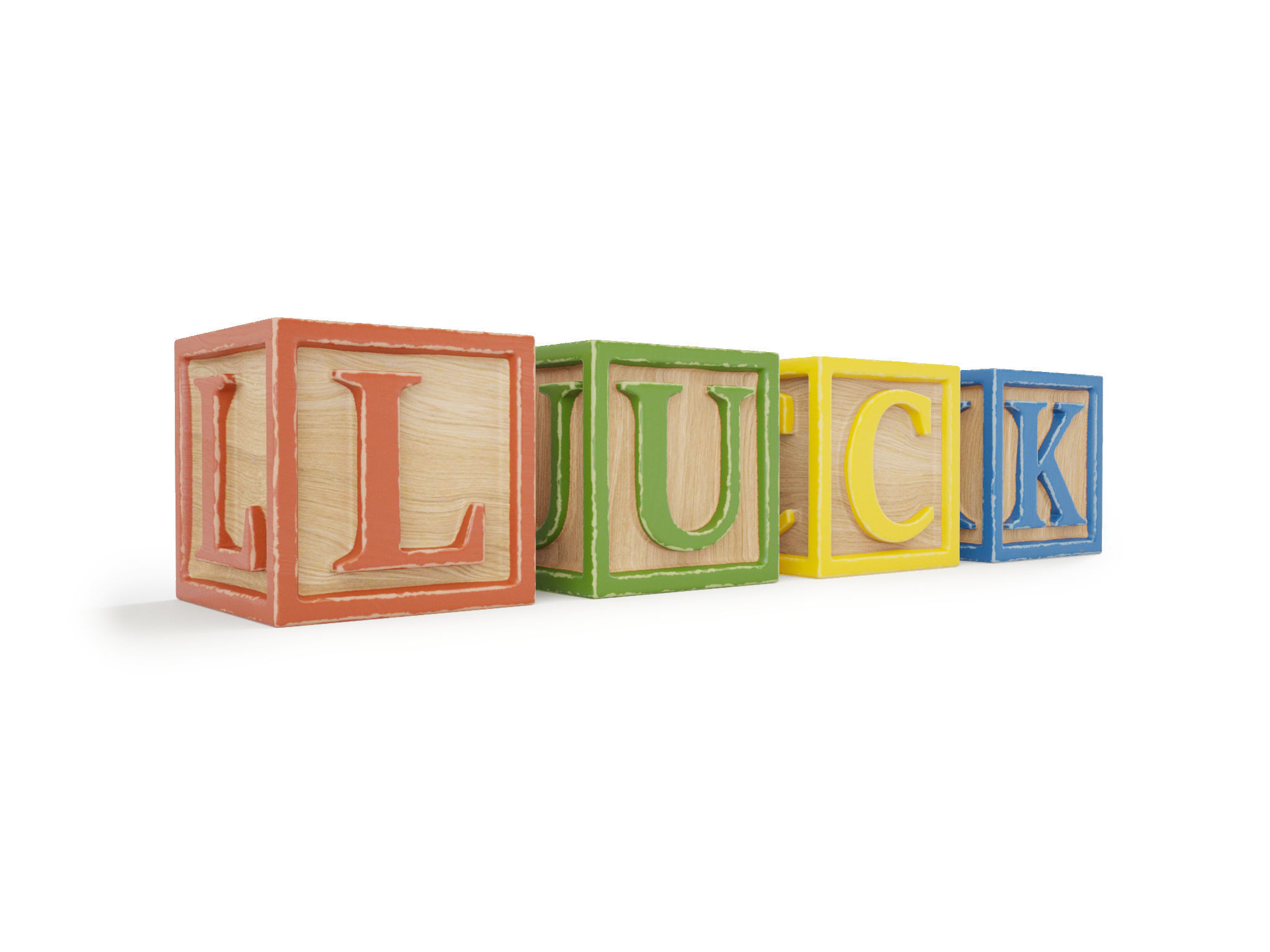 luck cubes 3D model | CGTrader