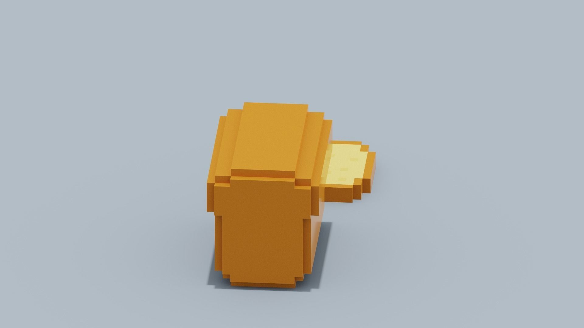 3D model Voxel Toast Bread VR / AR / low-poly | CGTrader