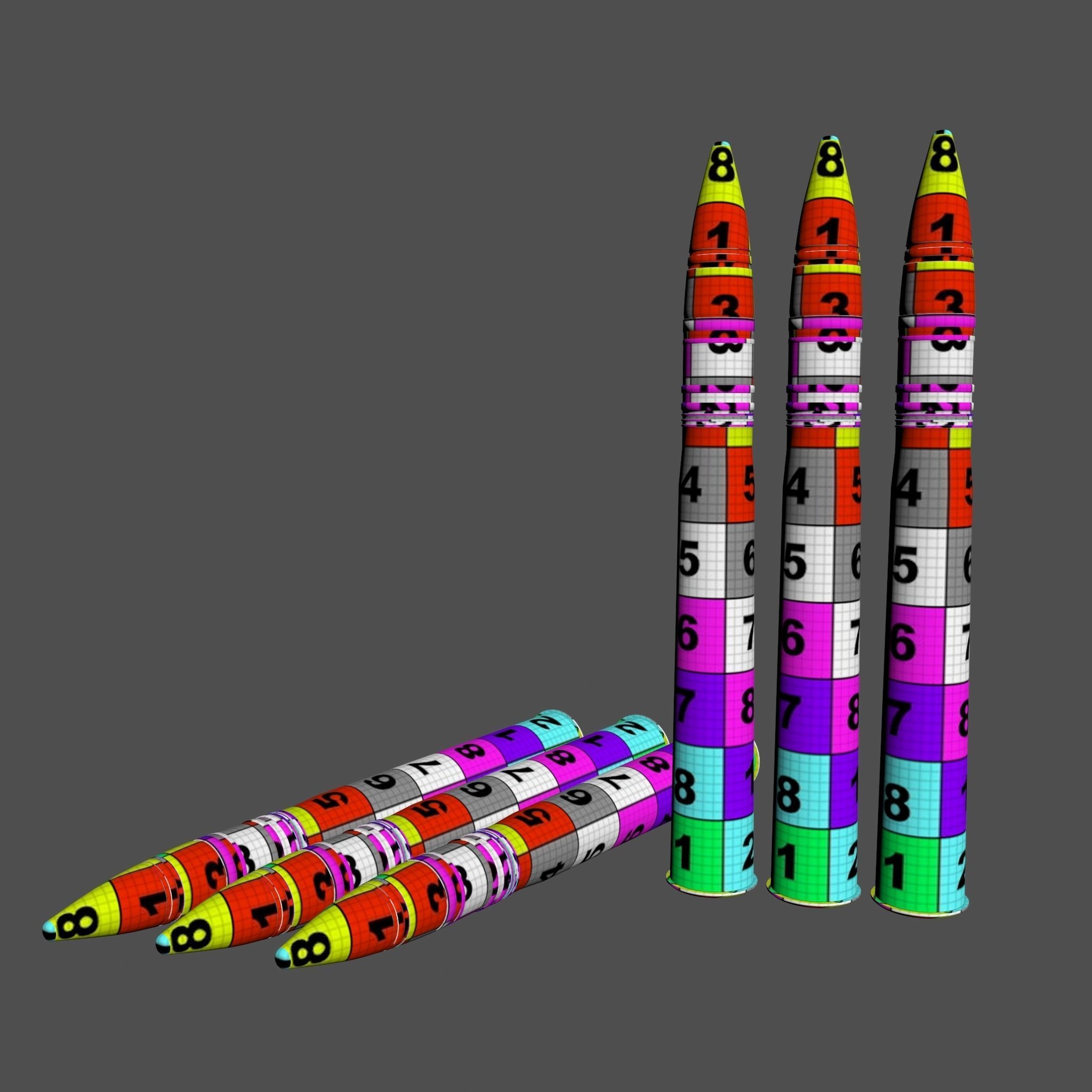 Projectile 85 mm 3D model | CGTrader