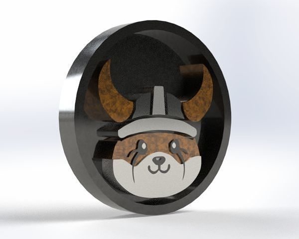 FLOKI 3D Part STL and IGES 3D print model 3D model 3D printable | CGTrader